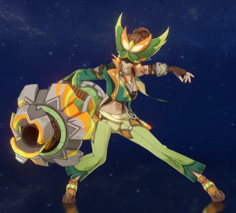 Yumkasaurus Warrior: Flowing Skyfire | Genshin Impact Wiki | Fandom