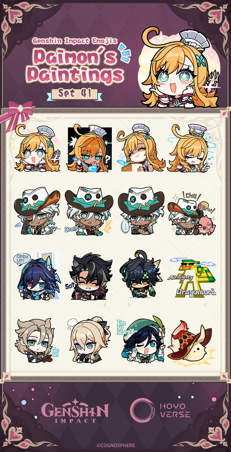 Paimon's Paintings: Set 41 | Genshin Impact Wiki | Fandom