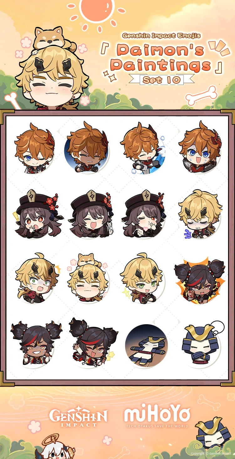 Paimon's Paintings: Set 10 | Genshin Impact Wiki | Fandom