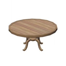 Multi-Seat Round Pine Table | Genshin Impact Wiki | Fandom