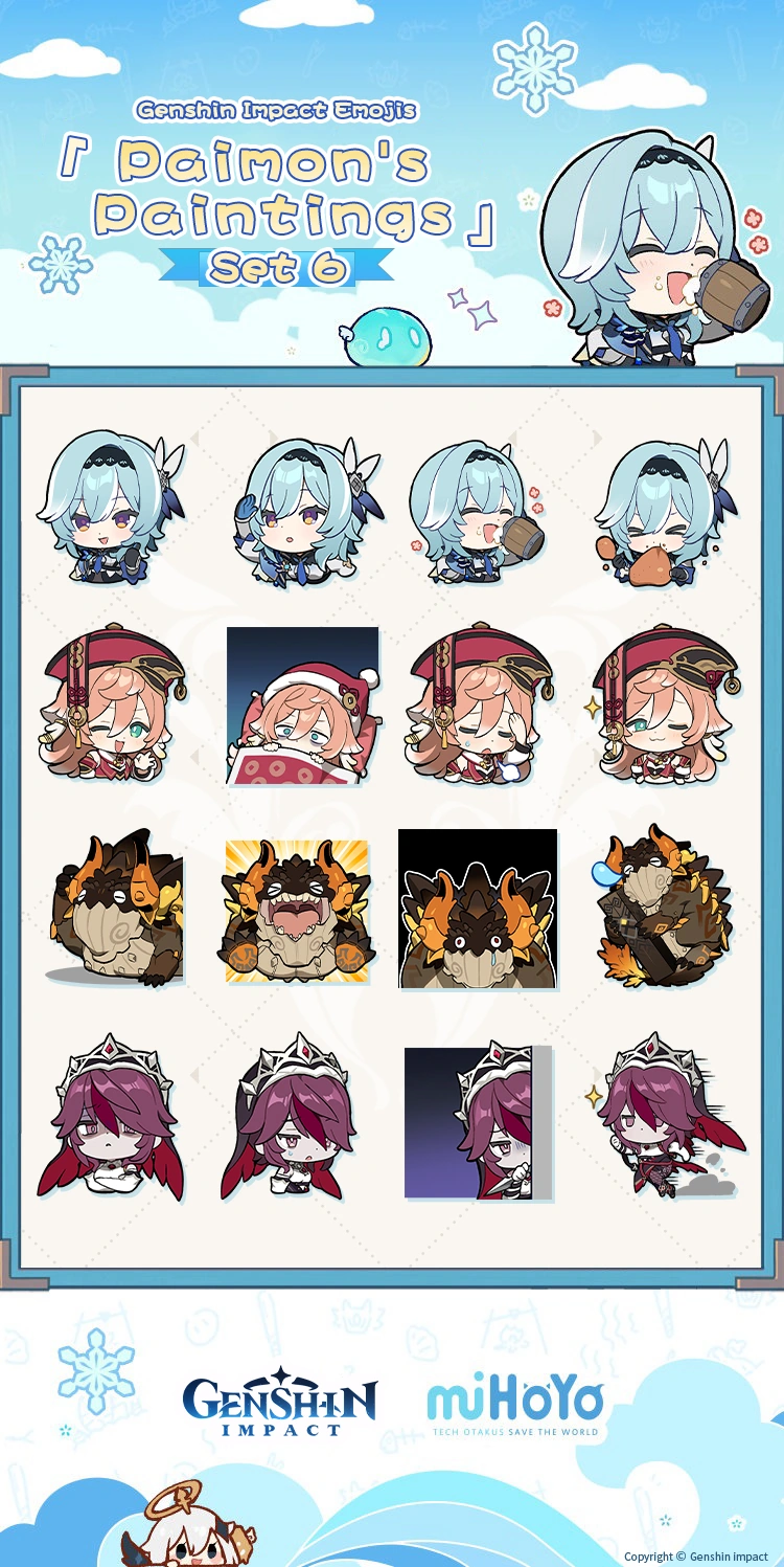 Paimon's Paintings: Set 6 | Genshin Impact Wiki | Fandom