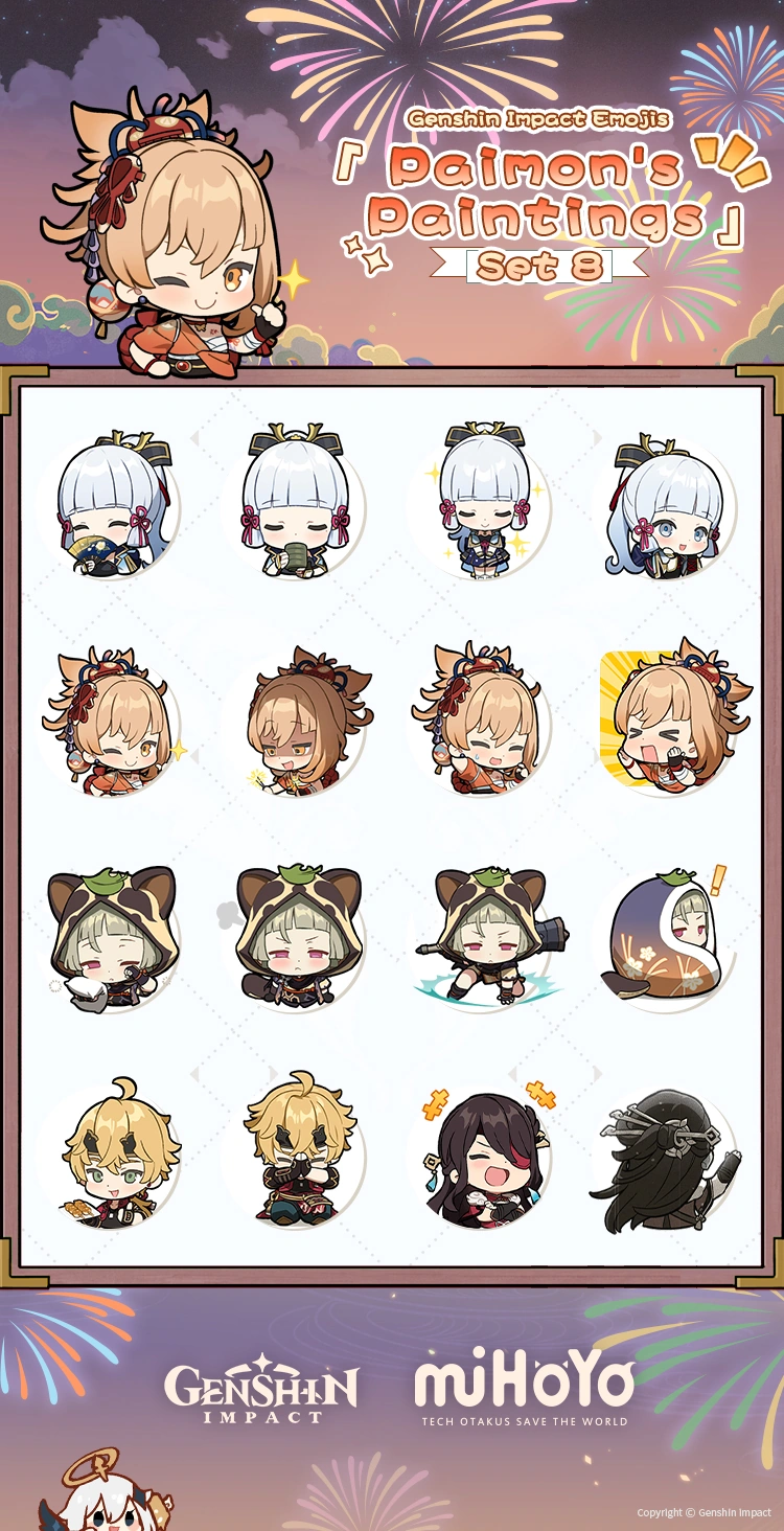 Paimon's Paintings: Set 8 | Genshin Impact Wiki | Fandom