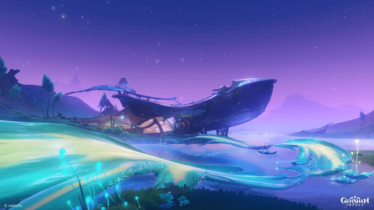 Blue Amber Lake | Genshin Impact Wiki | Fandom