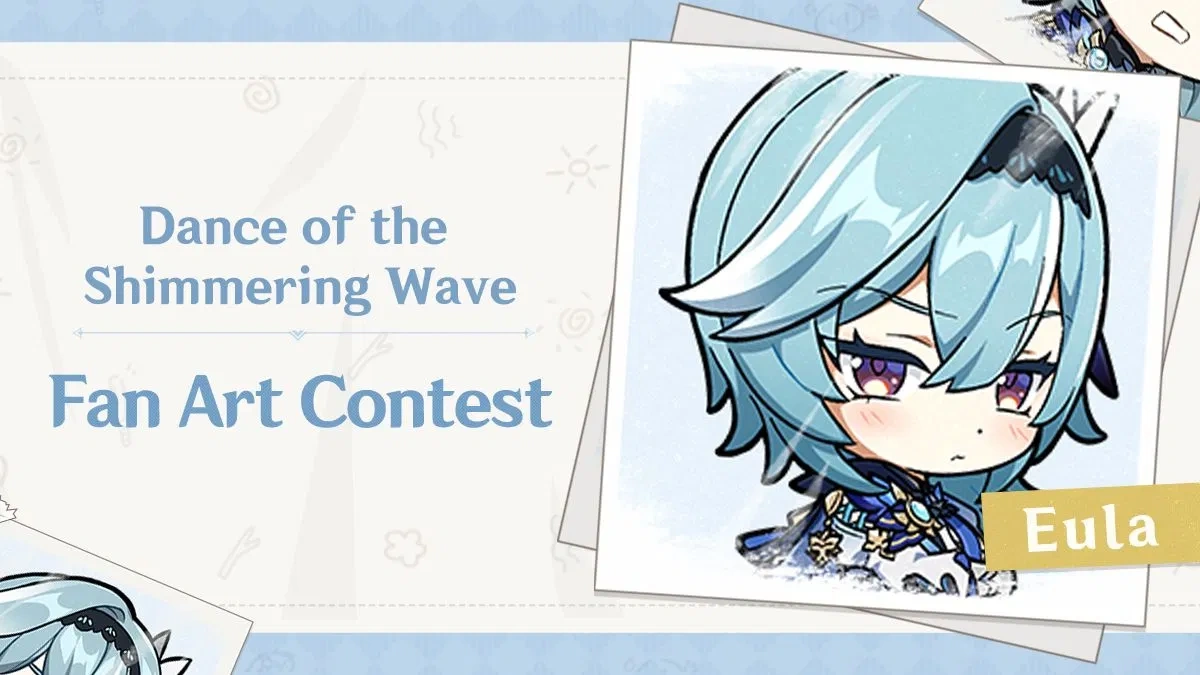 "Dance of the Shimmering Wave" Eula Fan Art Contest | Genshin Impact ...