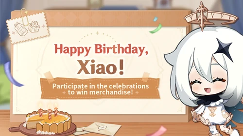 Birthday Wishes Event for Xiao | Genshin Impact Wiki | Fandom