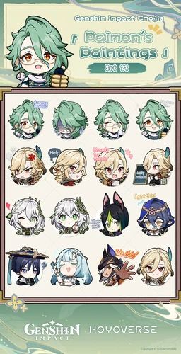 Paimon's Paintings: Set 23 | Genshin Impact Wiki | Fandom