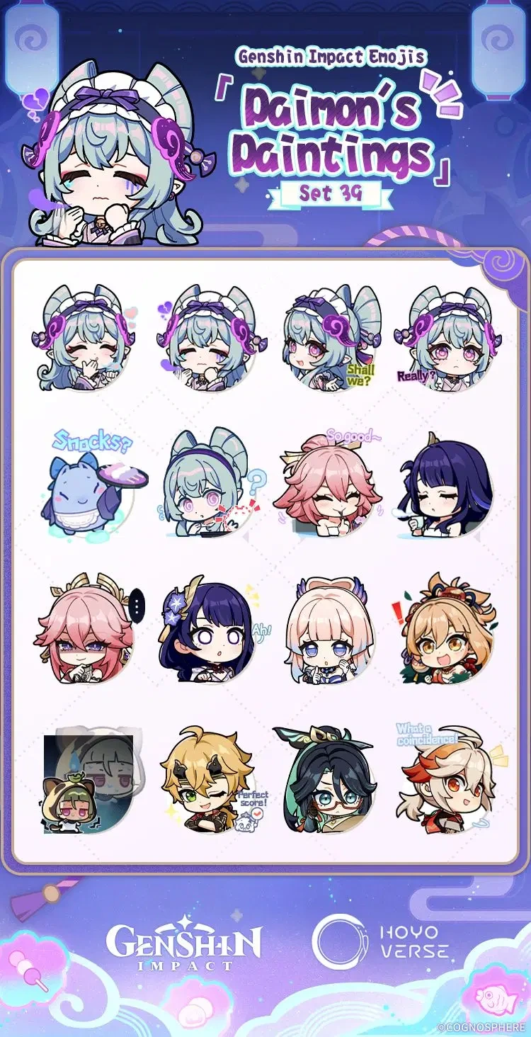 Paimon's Paintings: Set 39 | Genshin Impact Wiki | Fandom