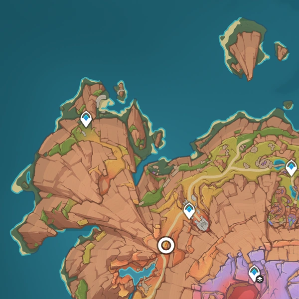 Fishing Point/Skyfire Circlet: Northwestern Waters | Genshin Impact ...