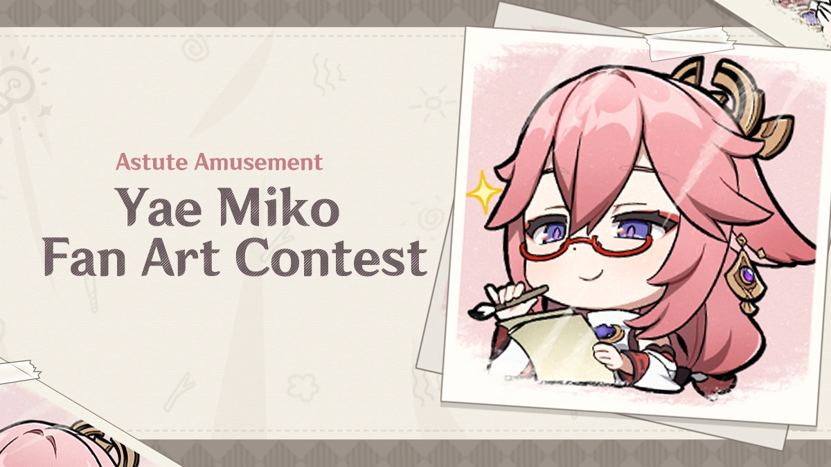 "Astute Amusement" Yae Miko Fan Art Contest | Genshin Impact Wiki | Fandom