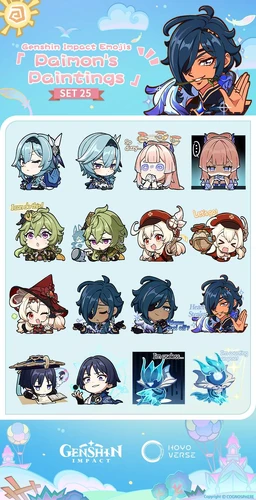 Paimon's Paintings: Set 25 | Genshin Impact Wiki | Fandom