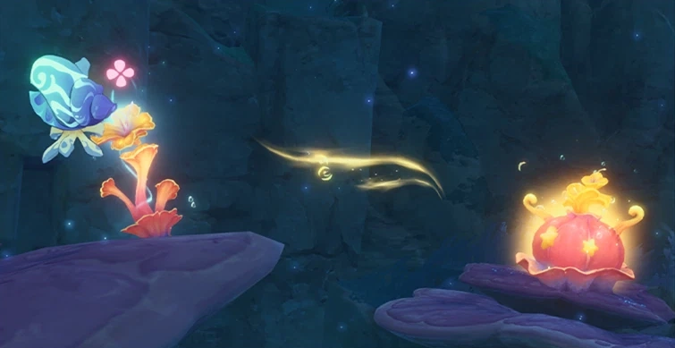 Wonderchime Flowers and Allochromatic Anemones | Genshin Impact Wiki ...