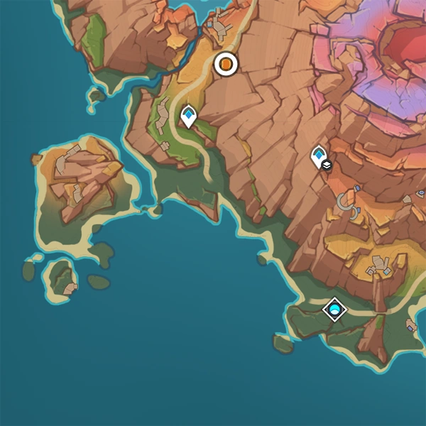 Fishing Point/Skyfire Circlet: Western Waters | Genshin Impact Wiki ...