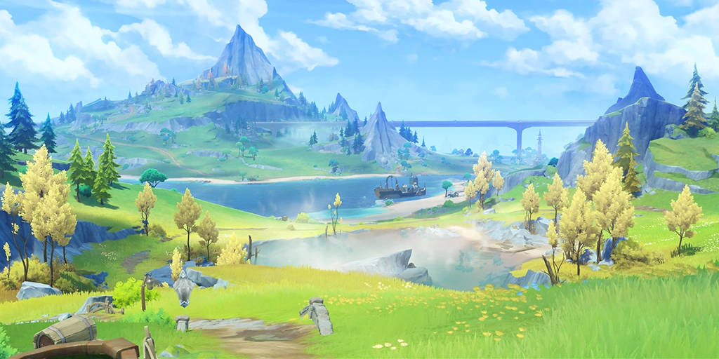 Viewpoint/"Fontaine Hot Springs" | Genshin Impact Wiki | Fandom