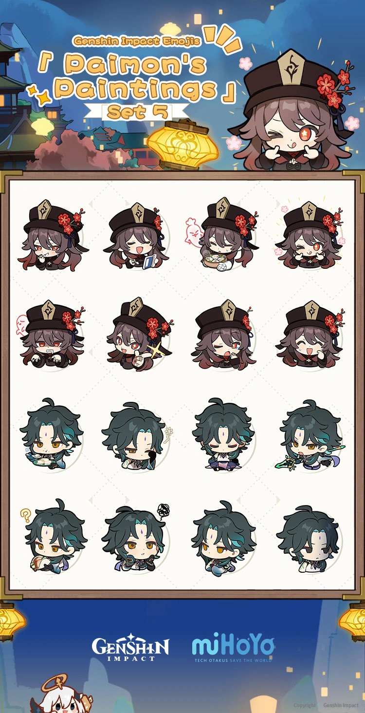 Paimon's Paintings: Set 5 | Genshin Impact Wiki | Fandom