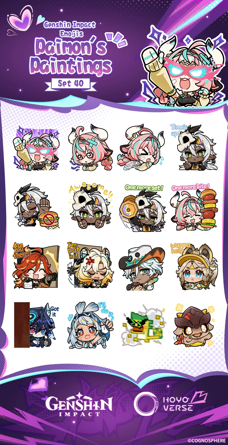 Paimon's Paintings: Set 40 | Genshin Impact Wiki | Fandom