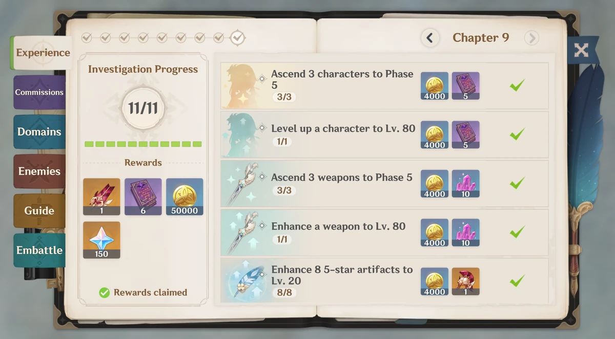 Adventurer Handbook | Genshin Impact Wiki | Fandom