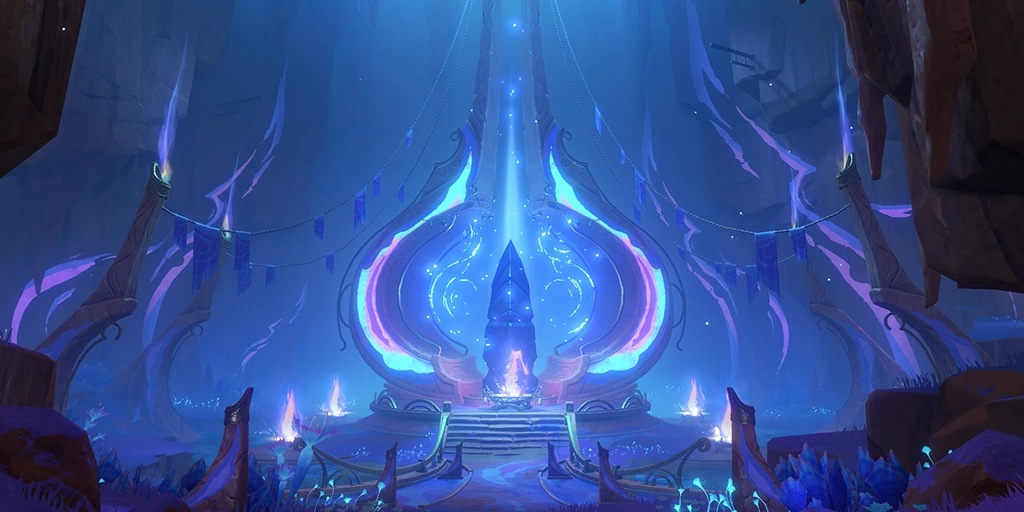 Viewpoint/Ceremonial Site Lost in Night's Dim Light | Genshin Impact ...