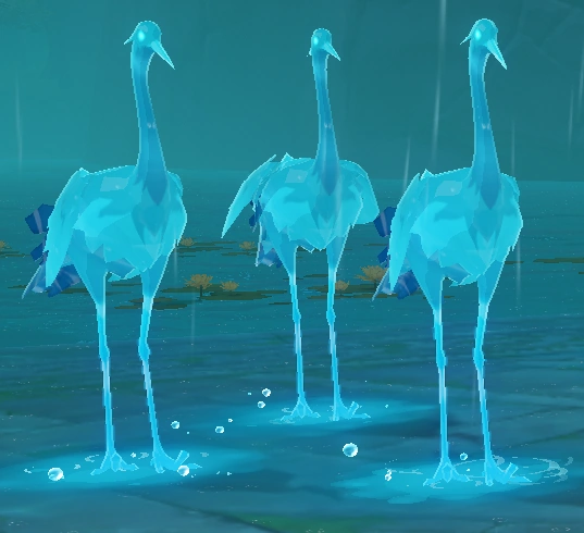Hydro Mimic Crane | Genshin Impact Wiki | Fandom