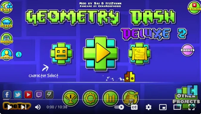 Geometry Dash Deluxe Land | Geometry Dash Fan Ideas Wiki | Fandom