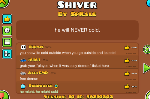 Shiver | Geometry Dash Fan Wiki | Fandom