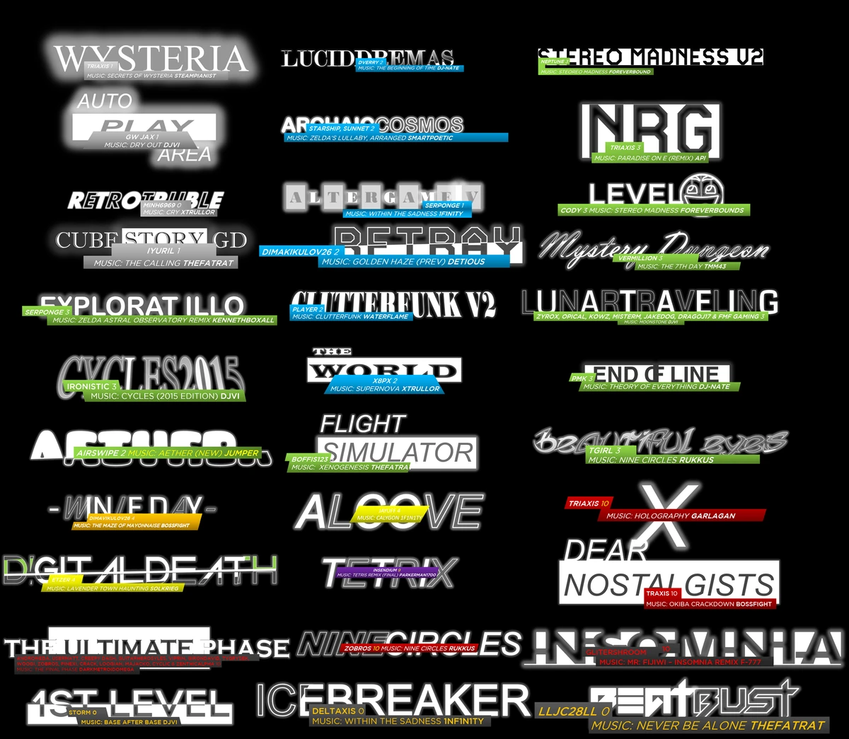 User blog:Mewtwo the Hero/Logos | Geometry Dash Fan Wiki | Fandom