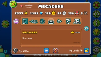 Megadere | Geometry Dash Fan Wiki | Fandom