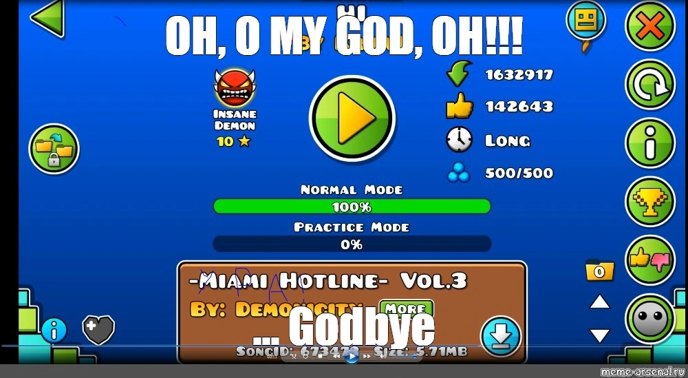 Мемы с Geometry Dash | Geometry Dash Fanon вики | Fandom