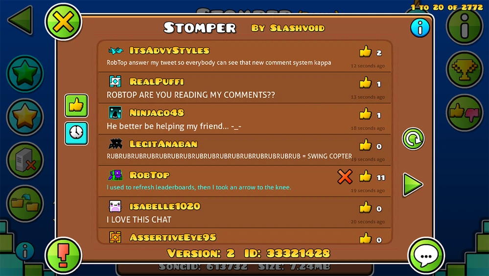 Update 2.1 | Geometry Dash Wiki | Fandom