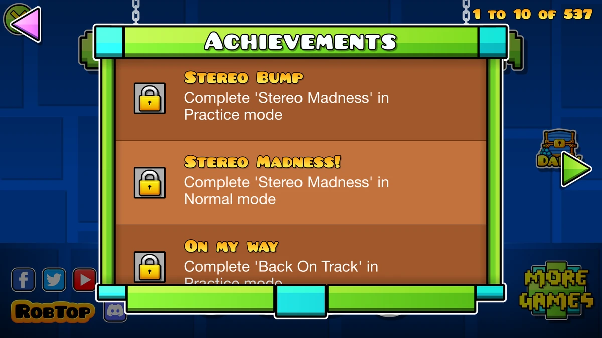 Achievements | Geometry Dash Wiki | Fandom