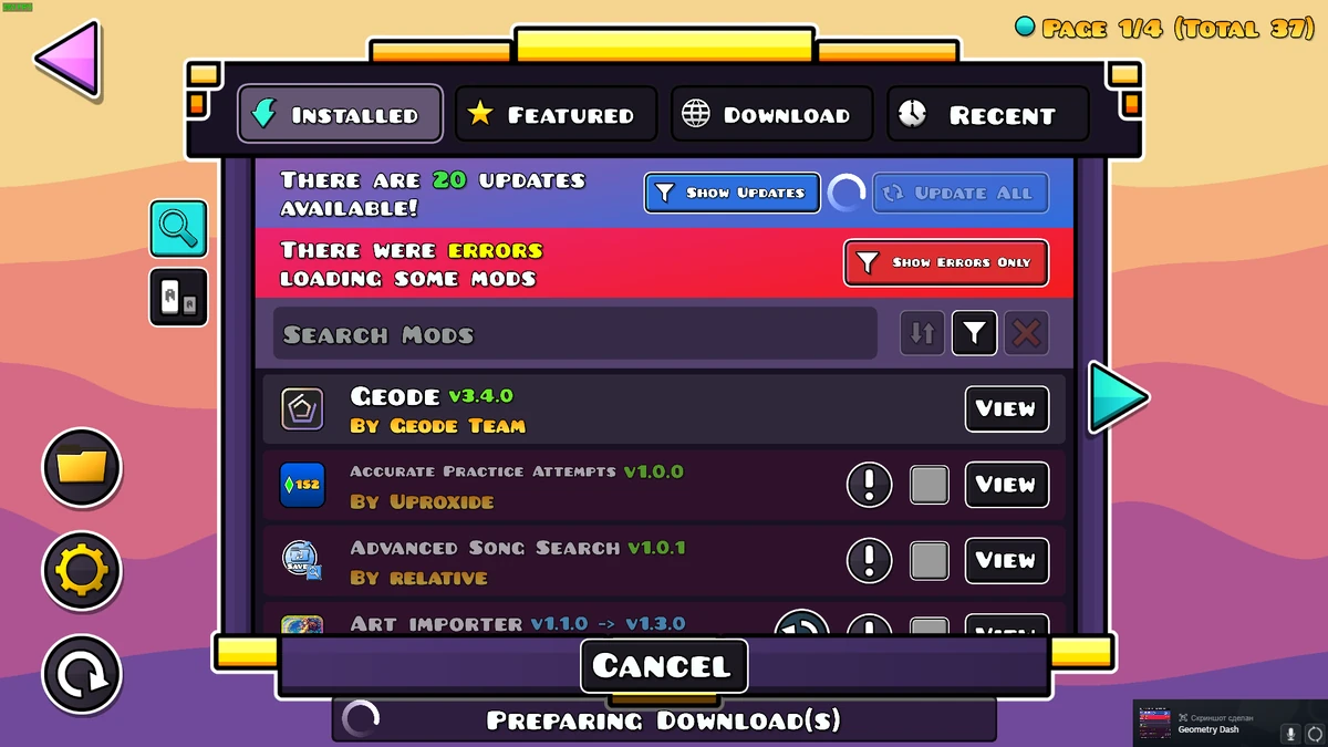 Geode | Geometry Dash вики | Fandom