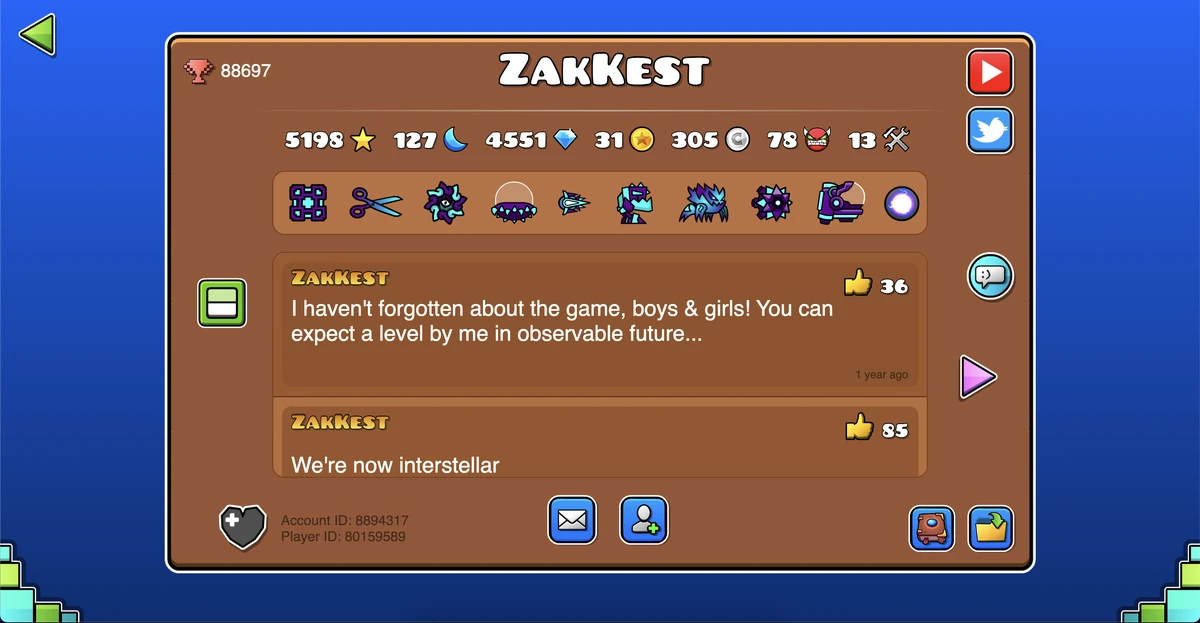 ZakKest | Geometry Dash вики | Fandom