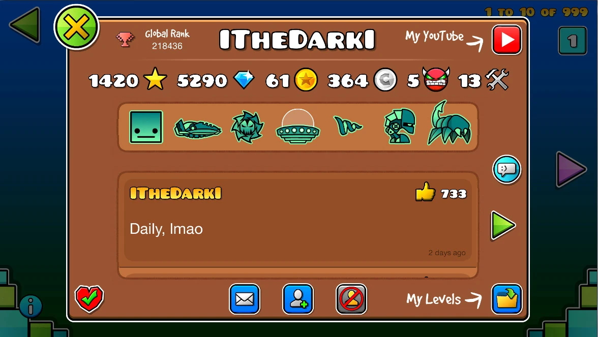 ITheDarkI | Geometry Dash вики | Fandom
