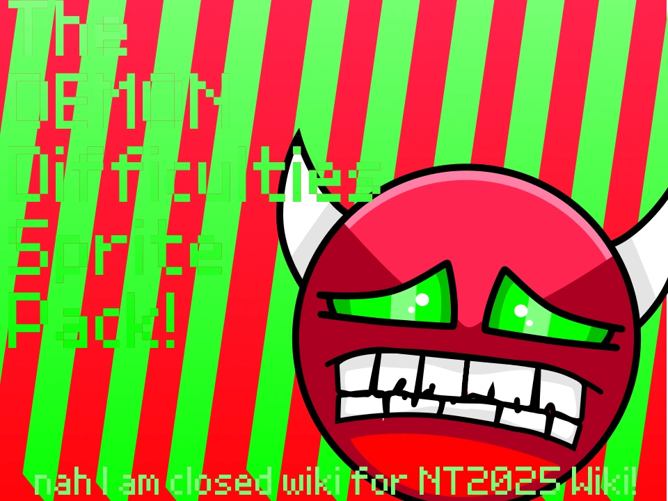 The DEMON Difficulties Sprite Pack! | Geometry dash fan ideas wiki Wiki ...
