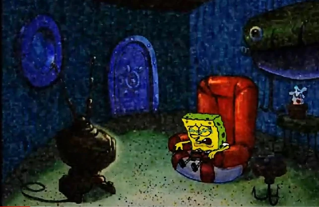 Spongebob Sitting Alone