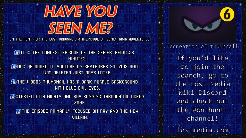 Sonic Mania Adventures: Part 6 | Lost Episode Creepypasta Wiki | Fandom