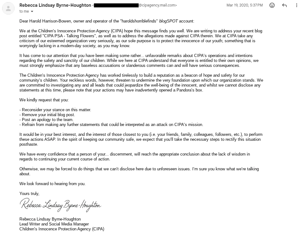 FUCK YOU, CIPA!!! | Lost Episode Creepypasta Wiki | Fandom