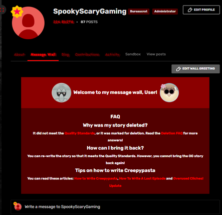 User blog:SpookyScaryGaming/New "Message Wall Greeting" feature! | Lost ...