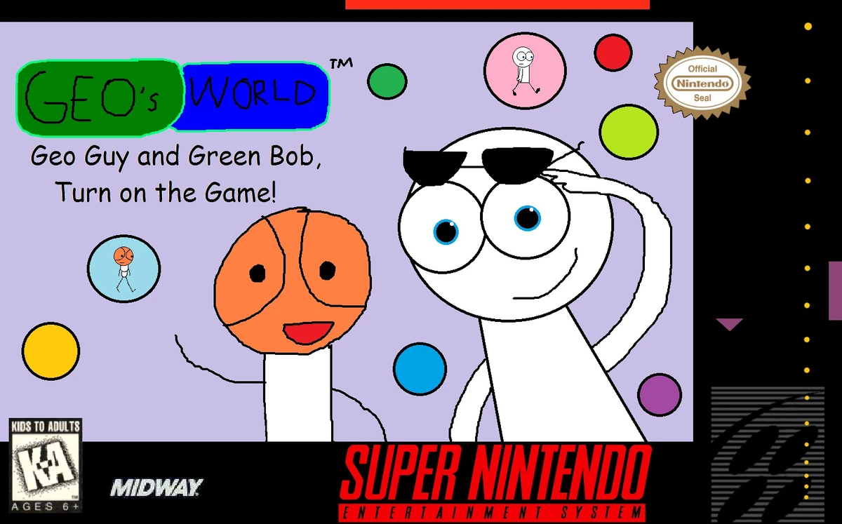 Geo's World: Geo Guy and Green Bob, Turn on the Game! | Geo's World ...