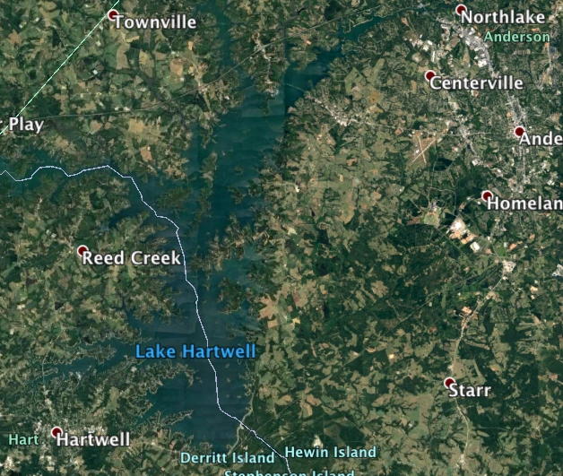 Lake Hartwell | Geography Study Guide Wiki | Fandom