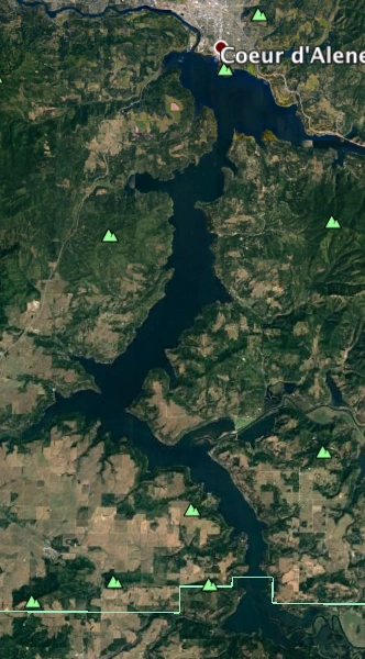 Lake Coeur d'Alene | Geography Study Guide Wiki | Fandom