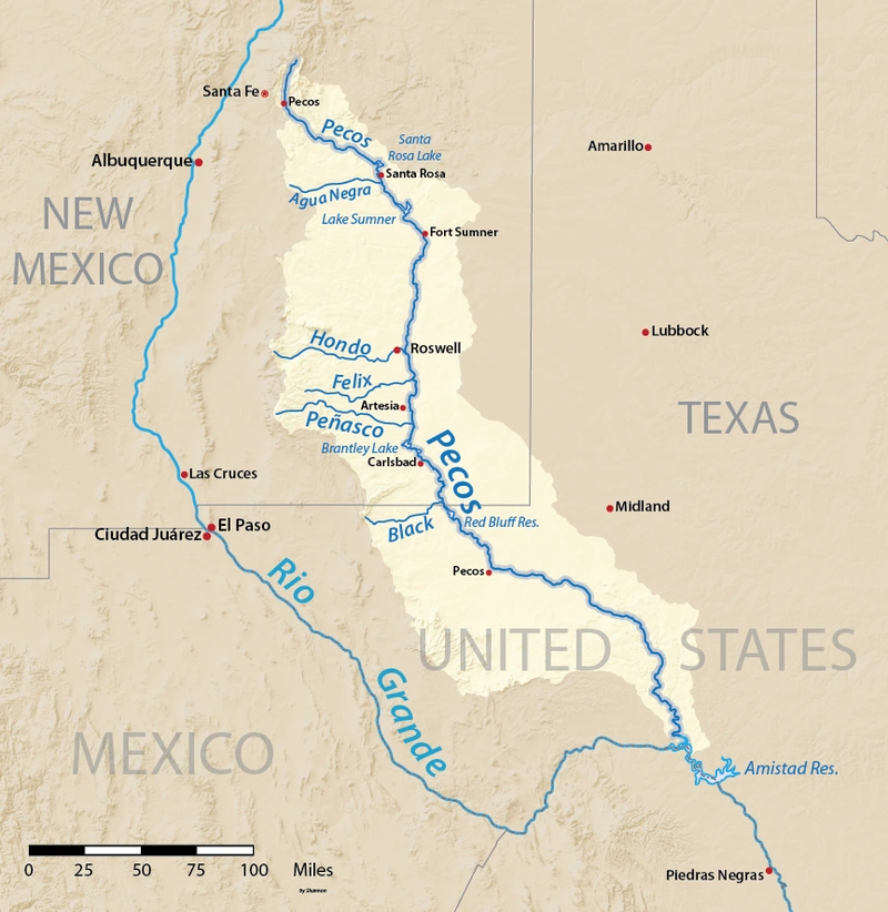 Pecos River | Geography Study Guide Wiki | Fandom