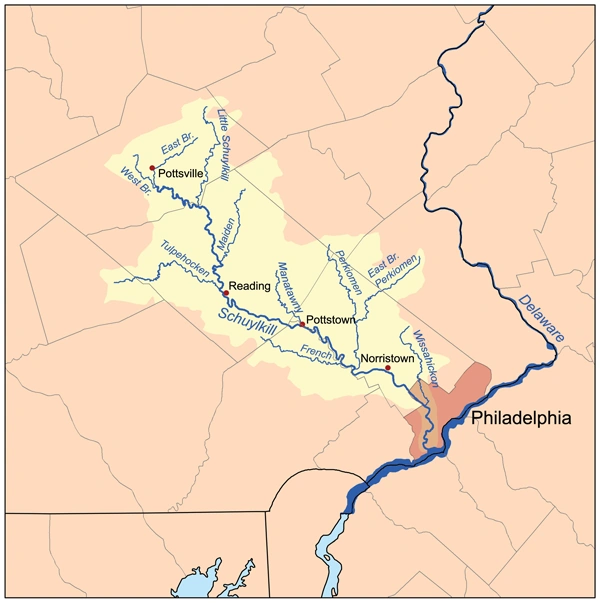 Schuylkill River | Geography Study Guide Wiki | Fandom