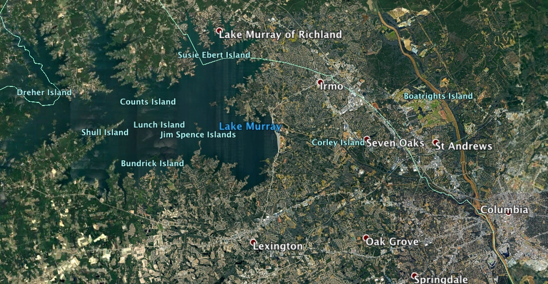Lake Murray (US) | Geography Study Guide Wiki | Fandom