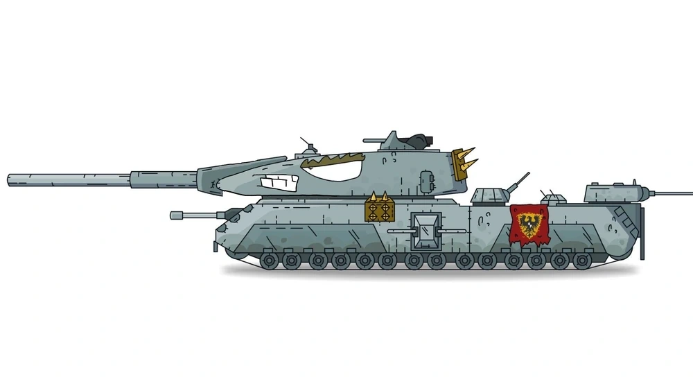 Royal Ratte Landkreuzer P.1000 | Gerand - Cartoons About Tank Wiki | Fandom