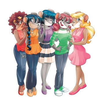 thea sisters coloring pages