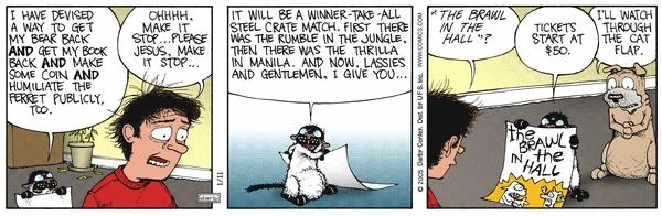 Brawl in the Hall | Get Fuzzy wiki | Fandom