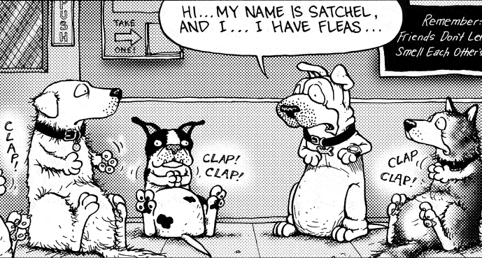 Satchel's support group | Get Fuzzy wiki | Fandom