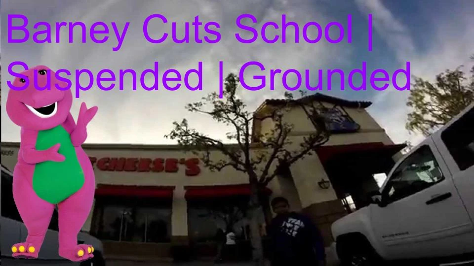 Barney Cuts School | Gets Grounded Wiki | Fandom