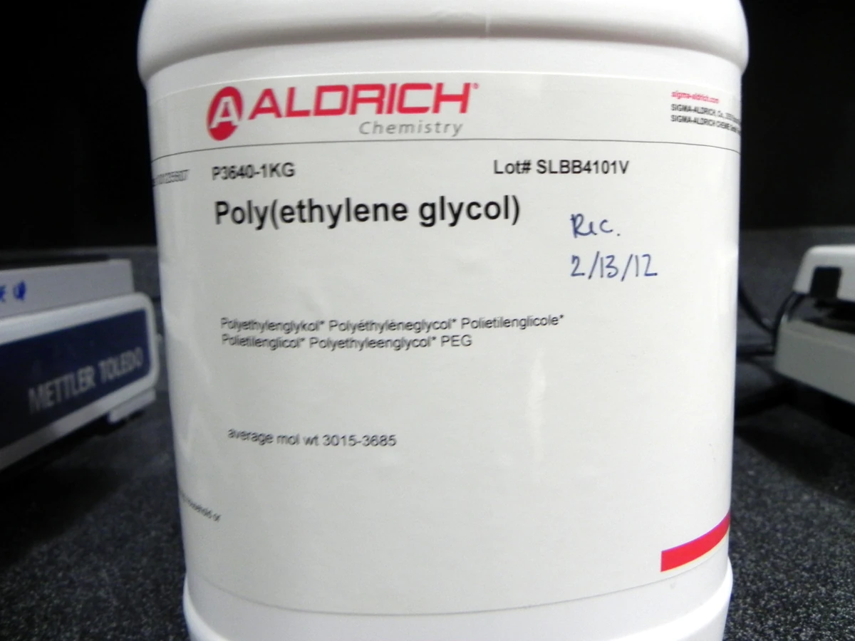 50% Polyethylene Glycol (PEG) | Get Your Science On Wiki | Fandom