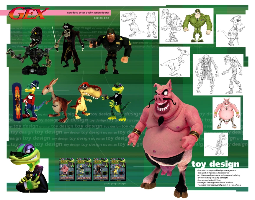 ReSaurus Figures | Gex wiki | Fandom